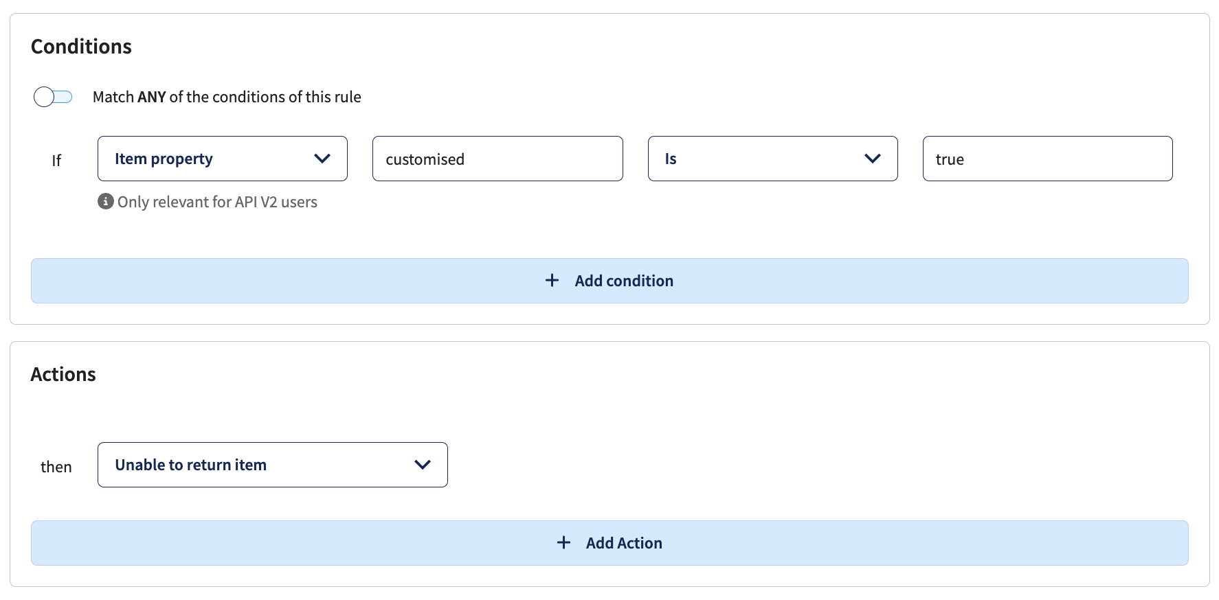 Return rules – Sendcloud Help Center